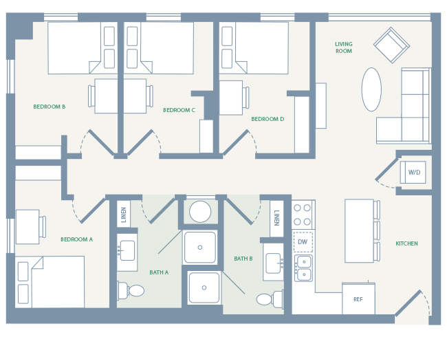 Floor Plans | The Rive Eugene