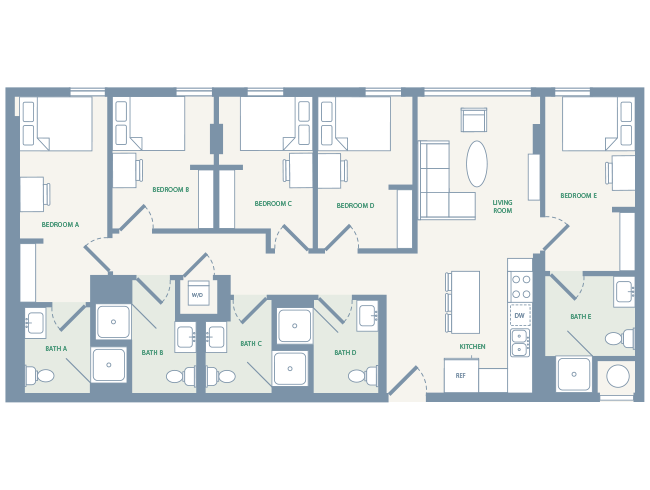 Floor Plans | The Rive Eugene