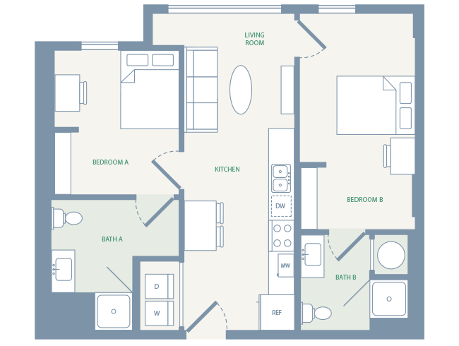 Floor Plans | The Rive Eugene