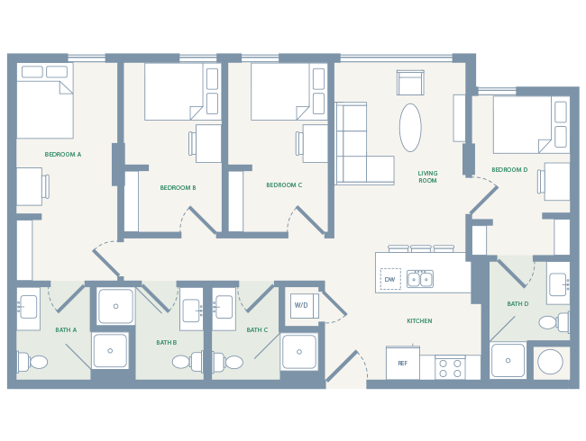 Floor Plans | The Rive Eugene