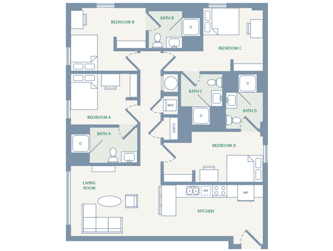 Floor Plans | The Rive Eugene