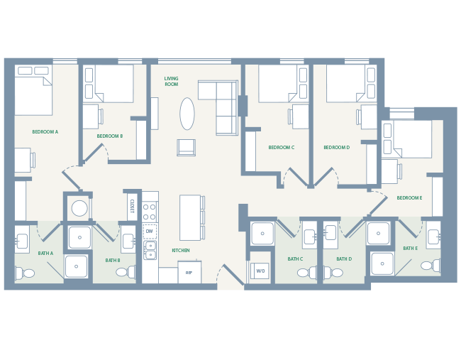 Floor Plans | The Rive Eugene
